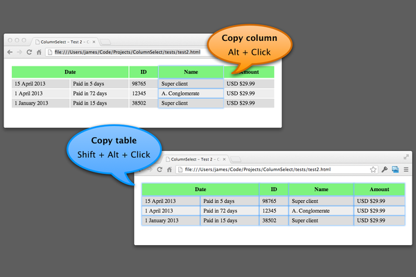 ColumnCopy - Chrome 应用商店-Chrome插件下载-收藏猫插件