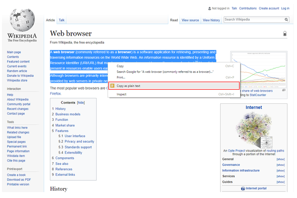 Copy As Plain Text - Chrome 应用商店-Chrome插件下载-收藏猫插件