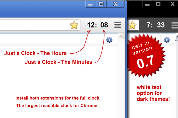 Just a Clock - the Hours - Chrome 应用商店-Chrome插件下载-收藏猫插件