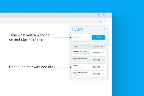 Clockify Time Tracker - Chrome 应用商店-Chrome插件下载-收藏猫插件