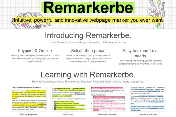 Remarkerbe - Chrome 应用商店-Chrome插件下载-收藏猫插件