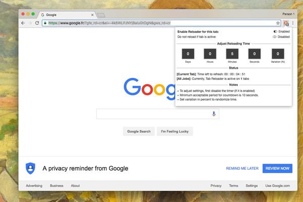 Tab Reloader (page auto refresh) - Chrome 应用商店-Chrome插件下载-收藏猫插件